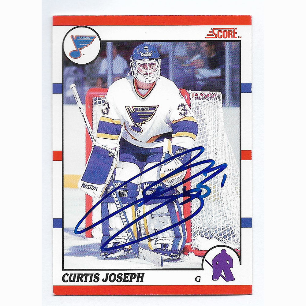Curtis Joseph Autographed 1990 Score Rookie Card - NHL Auctions