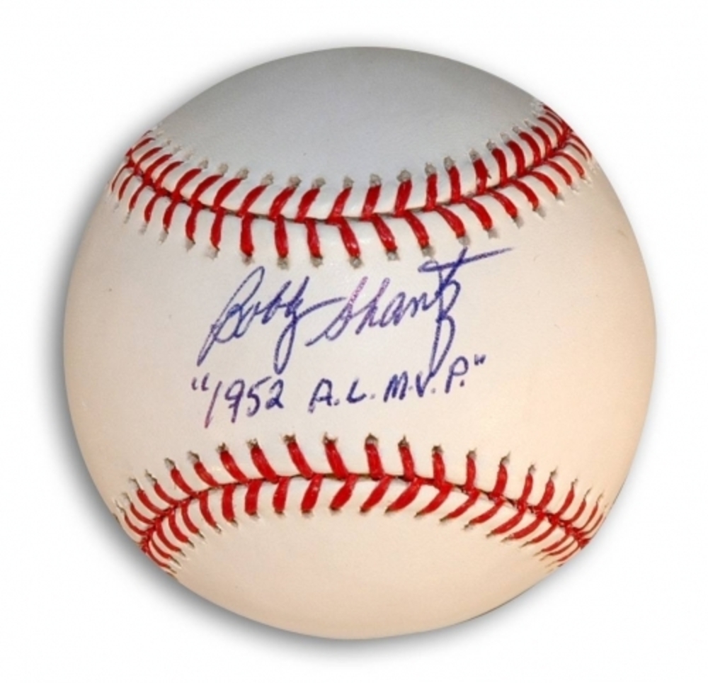 Bobby Shantz "1952 AL MVP" Autographed Baseball | MLB Auctions