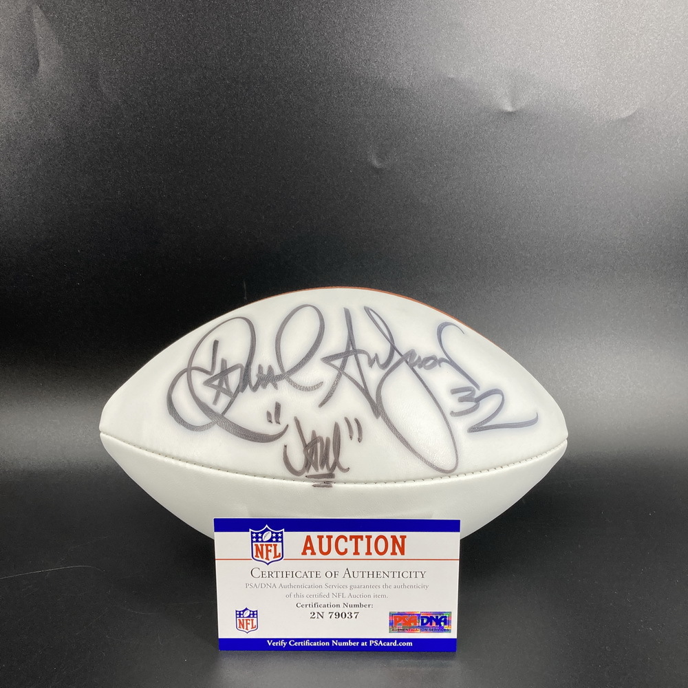 Legends - Falcons Jamal Anderson Signed Panel Ball | The official ...
