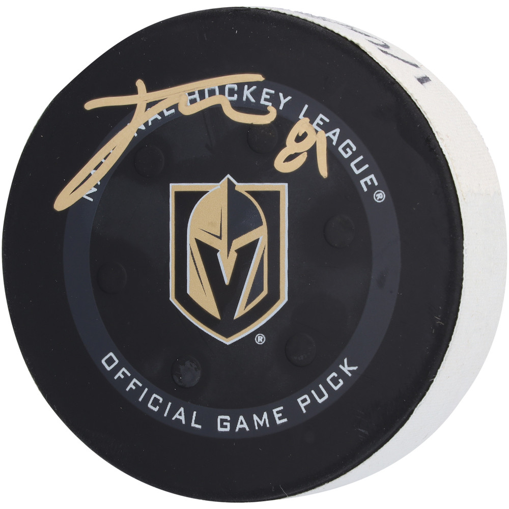 Jonathan Marchessault Vegas Golden Knights Autographed Game-Used Puck ...