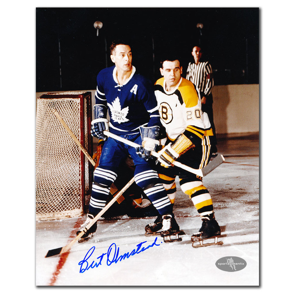 Bert Olmstead Toronto Maple Leafs Autographed 8x10 Photo - NHL Auctions