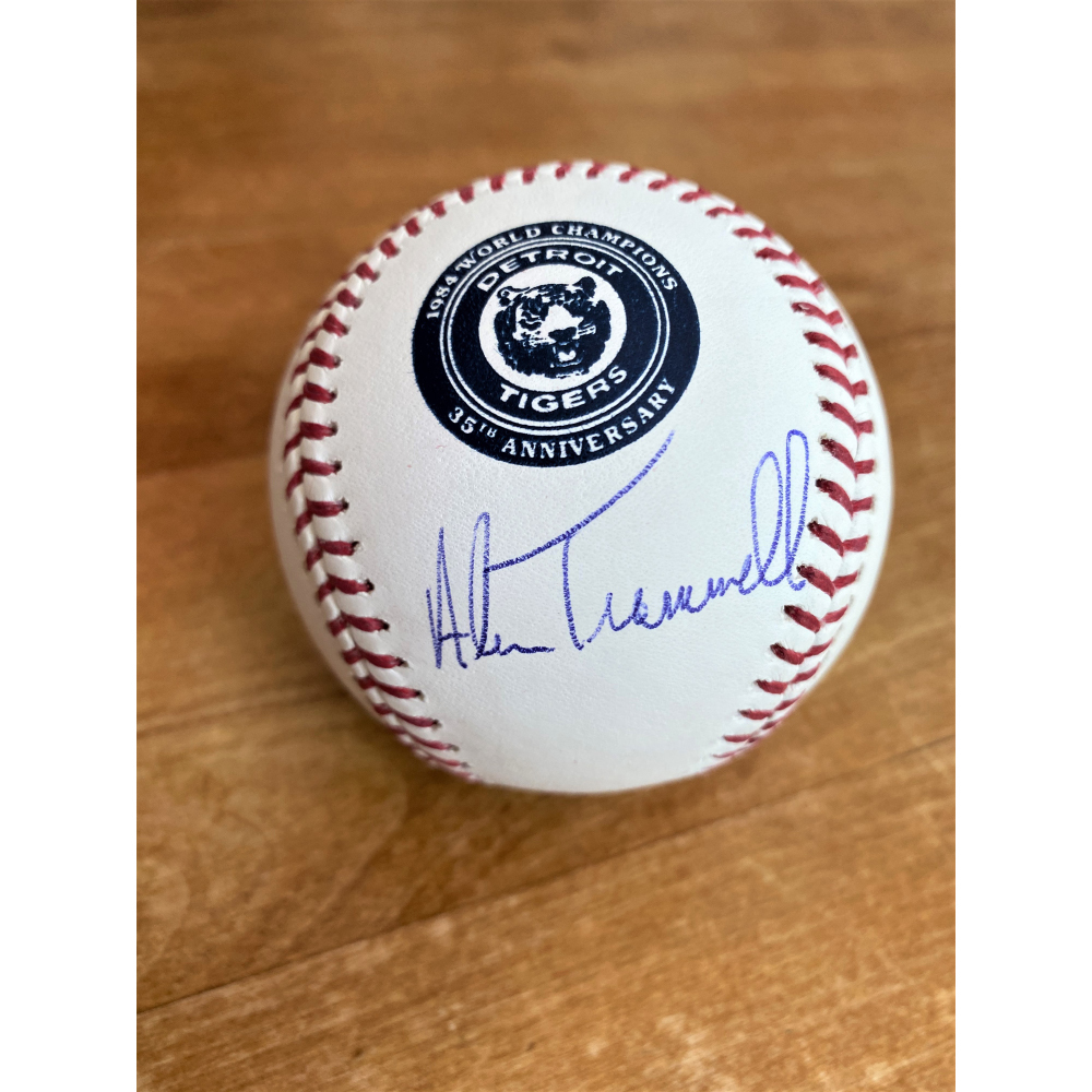 Alan Trammell Autographed 1984 World Series 35th Anniversary ...