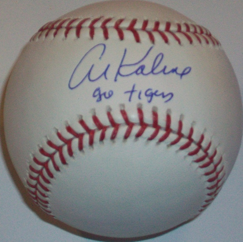 Al Kaline "Go Tigers" Autographed Baseball | MLB Auctions