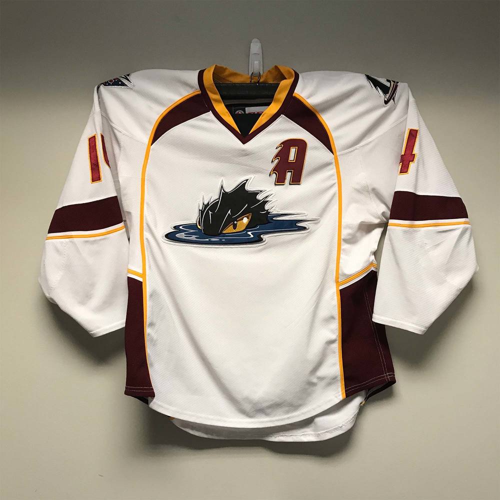 AHL Authentic - Cleveland Monsters Assistant Captains Jersey Worn and ...