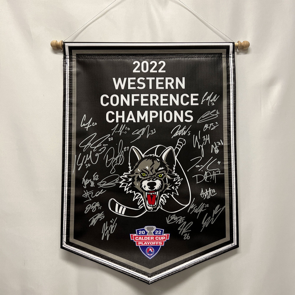 AHL Authentic - 2022 Western Conference Champions Chicago Wolves Team ...