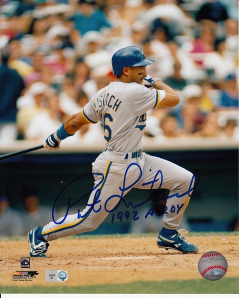 Pat Listach "1992 AL ROY" Autographed 8x10 | MLB Auctions