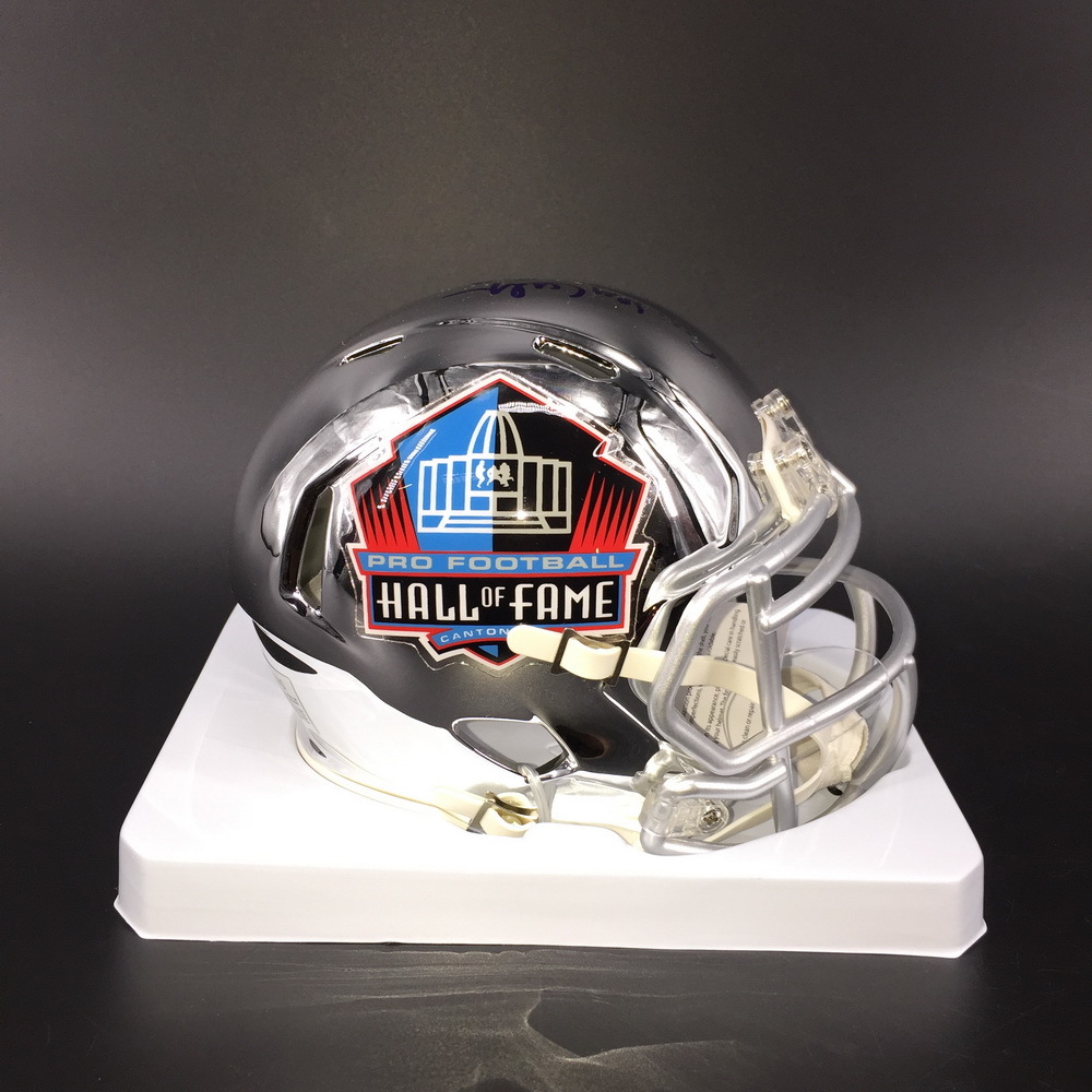 HOF - Chiefs Curley Culp Signed Hall of Fame Chrome Mini Helmet | The ...