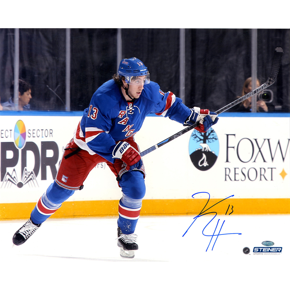 Kevin Hayes Signed Skating Rangers vs Toronto 16x20 Photo - NHL Auctions