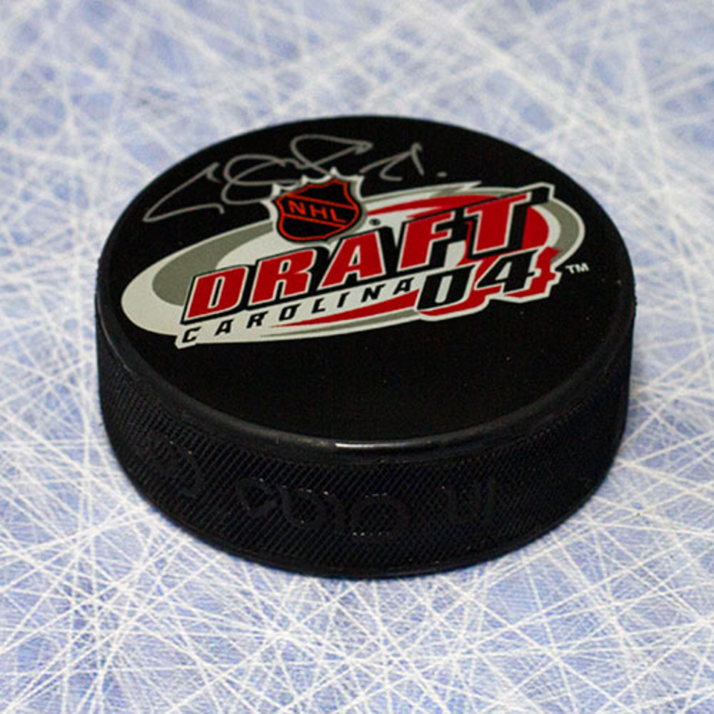 Evgeni Malkin Autographed 2004 NHL Draft Day Puck *Pittsburgh Penguins ...