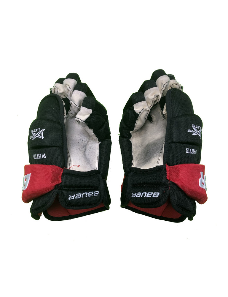 #36 Colin White Game Used Autographed Gloves - Ottawa Senators - NHL ...