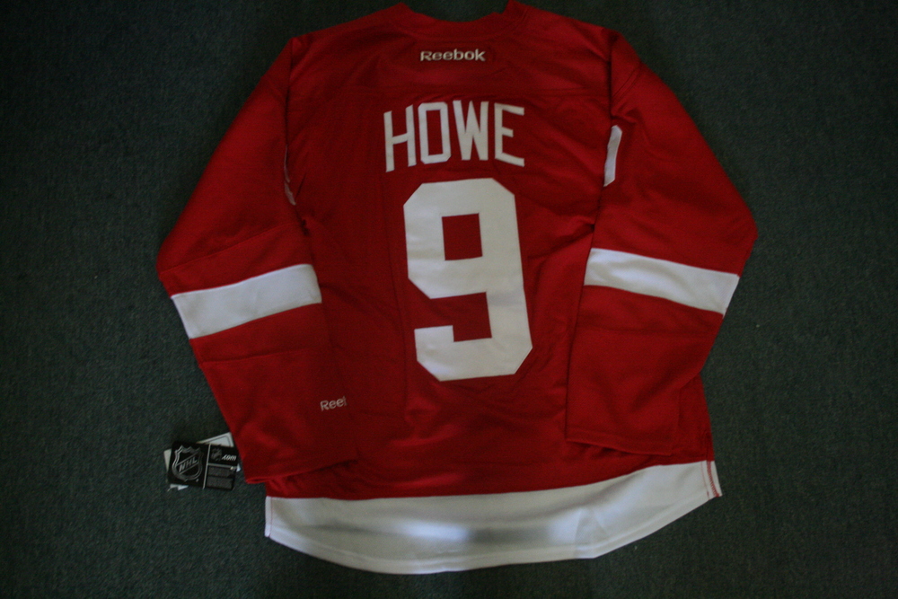 Gordie Howe - Detroit Red Wings Red Vintage Jersey - Throwback ...