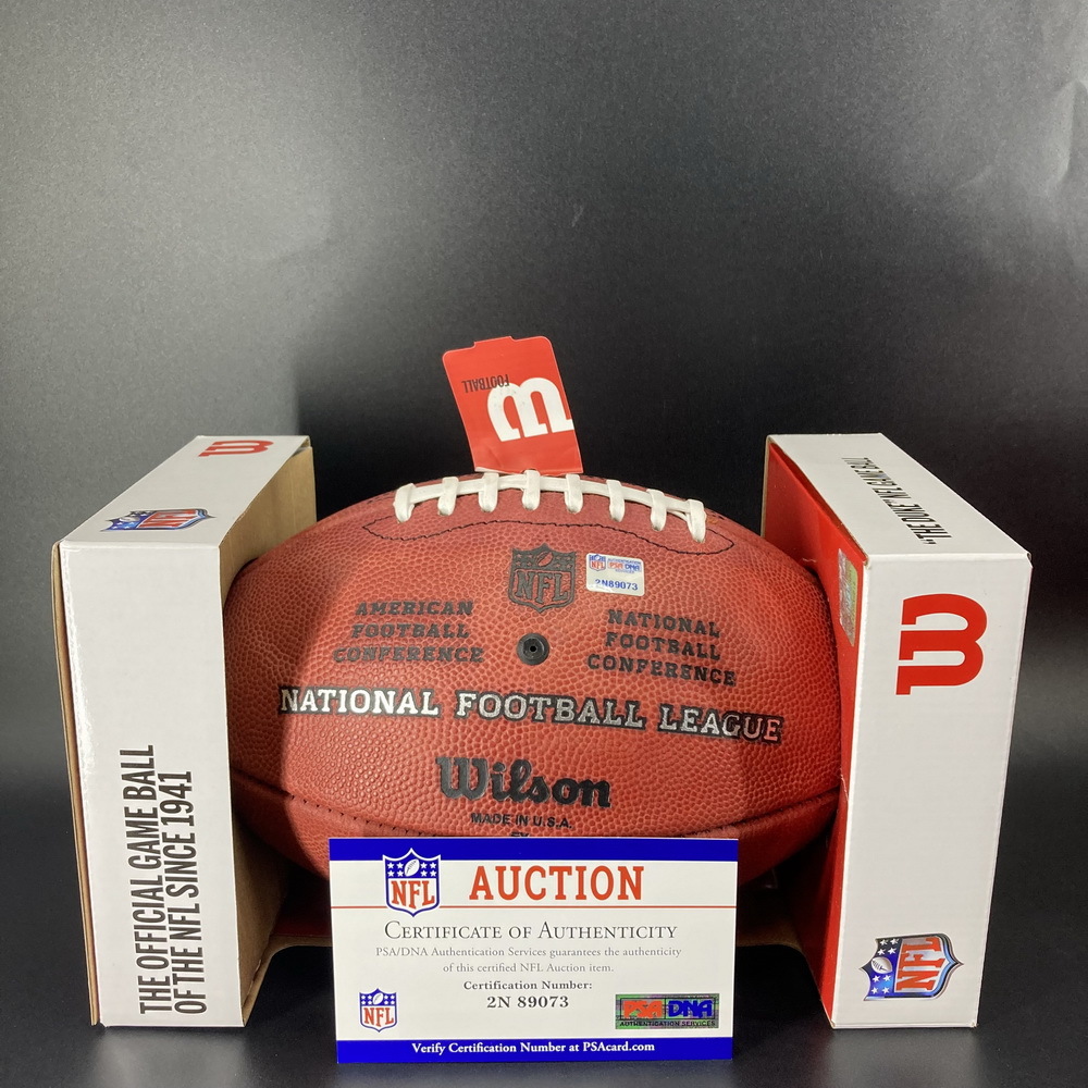 HOF - Bills Andre Reed Signed Authentic Football | The official auction ...