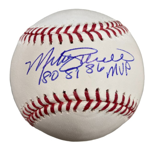 Mike Schmidt Autographed "80, 81, 86 MVP" Baseball | MLB Auctions