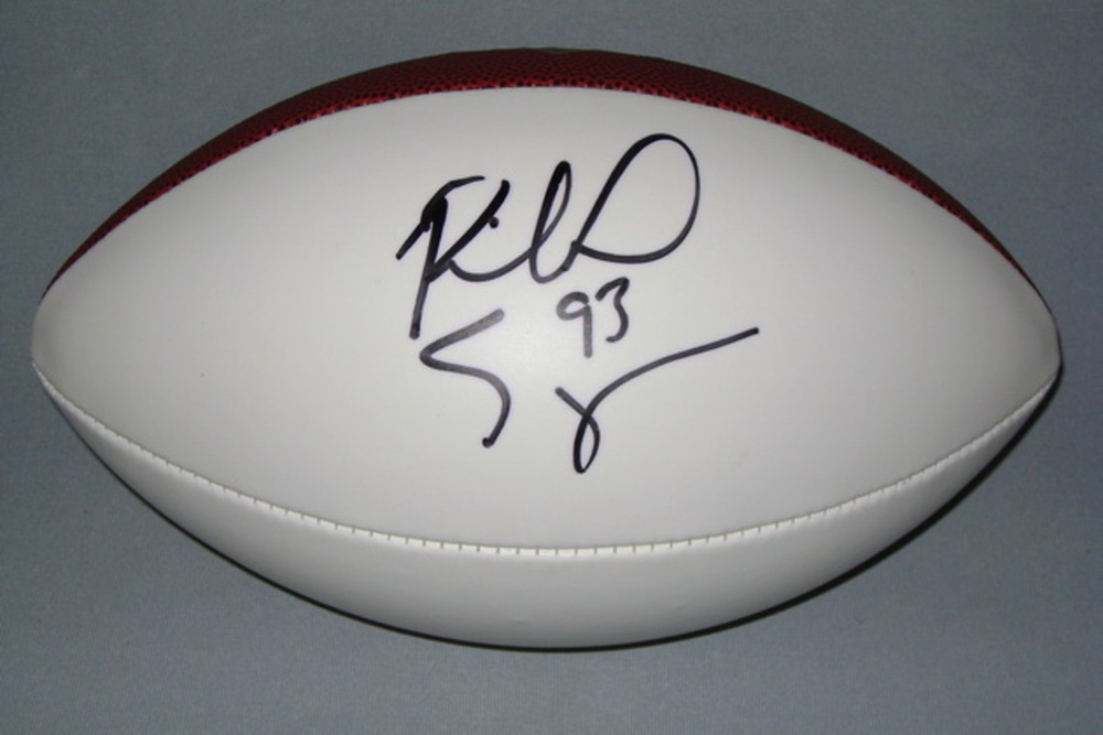PATRIOTS - RICHARD SEYMOUR SIGNED PANEL BALL | The official auction ...