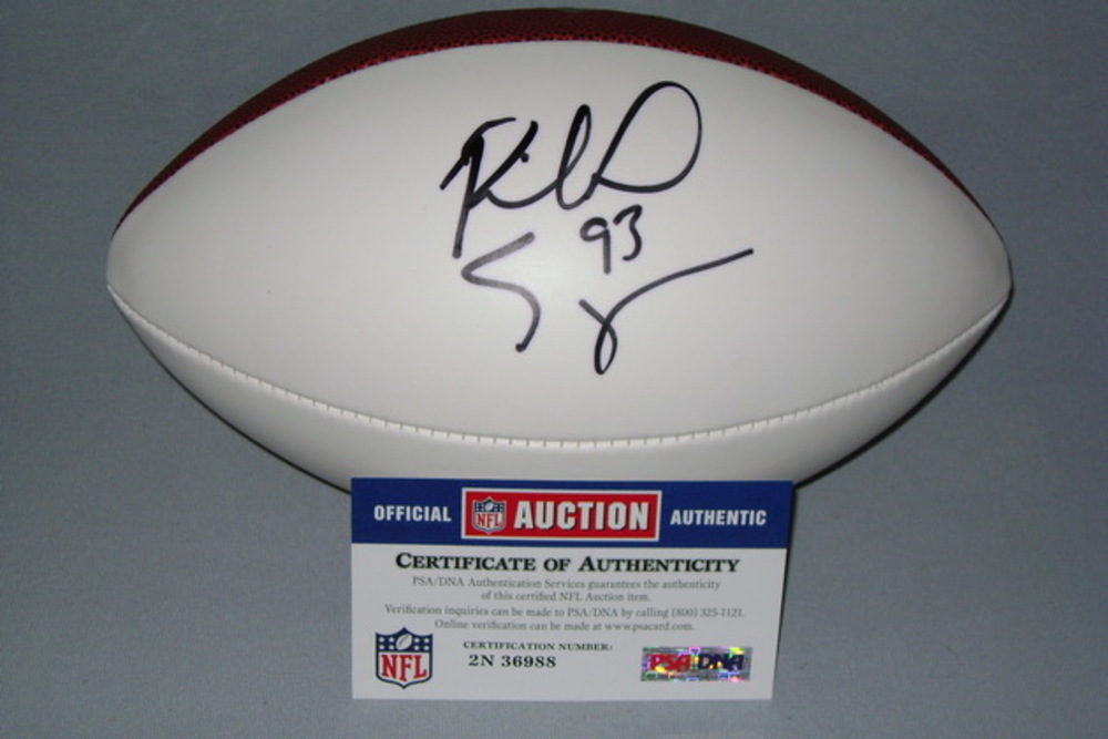 PATRIOTS - RICHARD SEYMOUR SIGNED PANEL BALL | The official auction ...