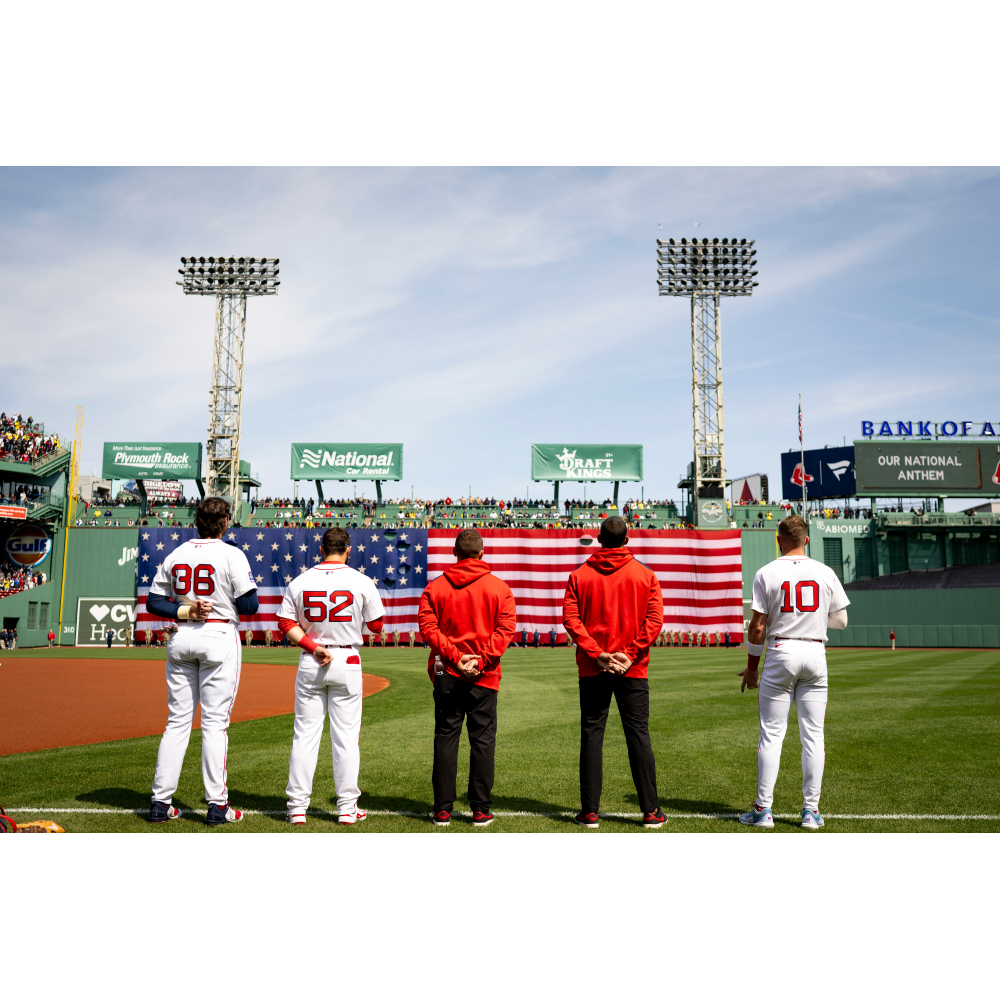 Michael Brenly Game Worn Autographed 2025 Patriots' Day Day Jersey | Red Sox Auctions