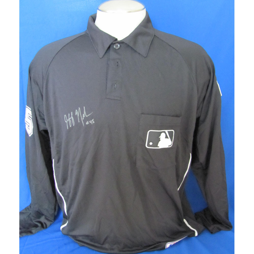 UMPS CARE AUCTION: 2014 World Series Game Used Umpire Shirt signed by ...