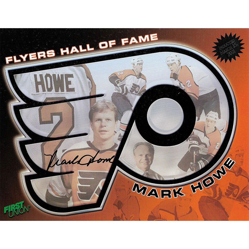 Mark Howe Autographed Philadelphia Flyers Hall of Fame 8X10 Photo - NHL ...