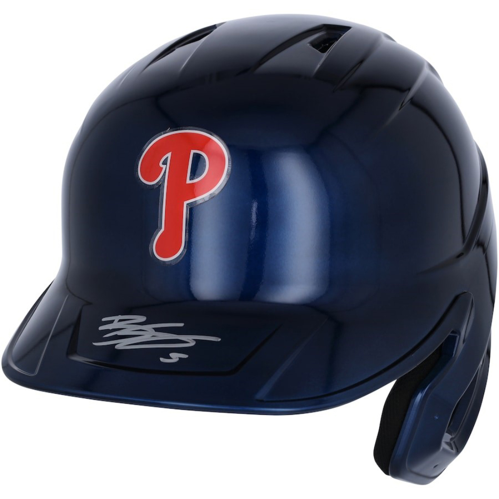 Bryson Stott Autographed Phillies Alternate Chrome Batting Helmet | MLB ...