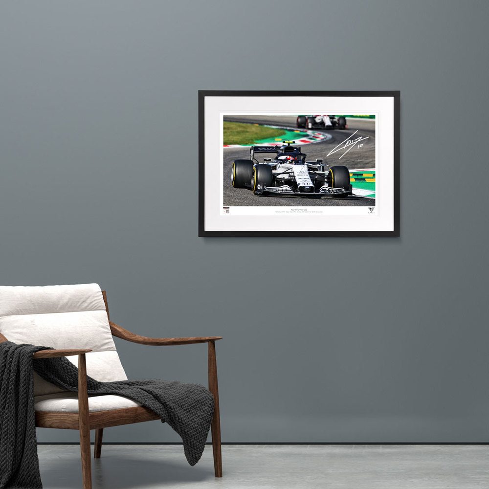 Pierre Gasly 2020 Signed Italian GP Chicane Photograph - Edition 1 | F1 ...