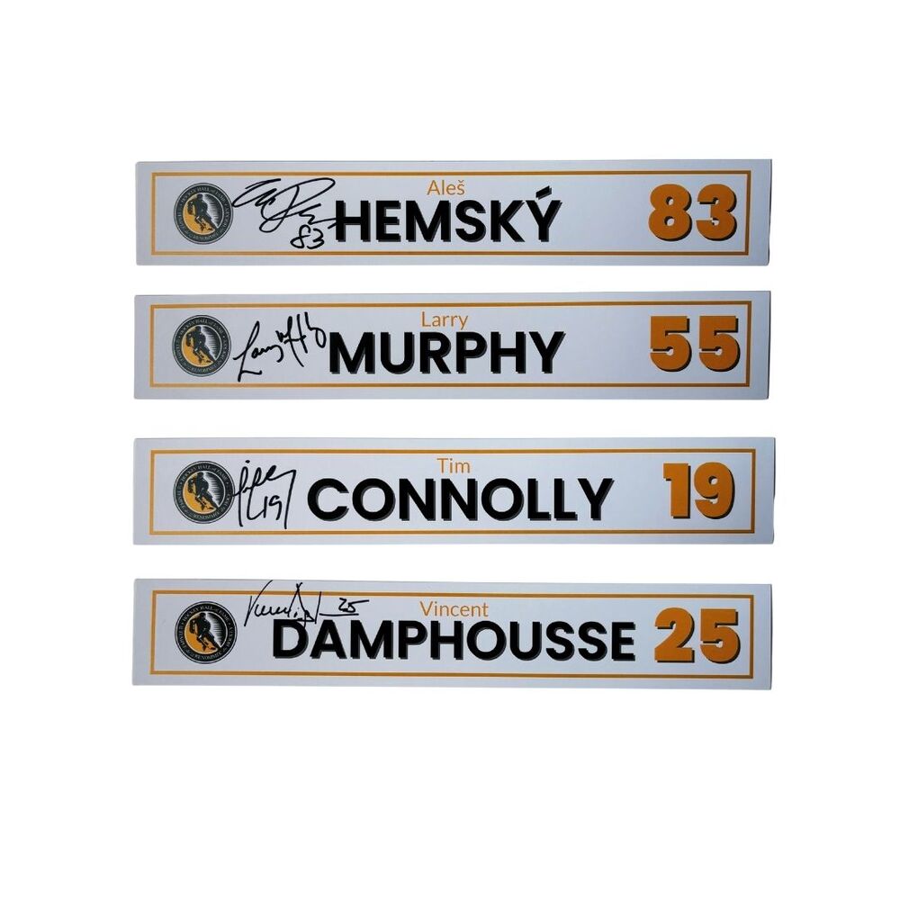 2023 Legends Classic Autographed Dressing Room Name Plates - Ales ...
