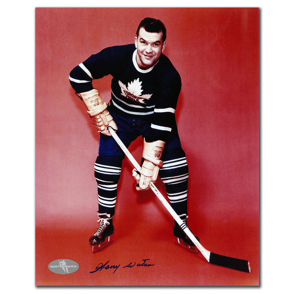 Harry Watson Toronto Maple Leafs Autographed 8x10 Photo - NHL Auctions