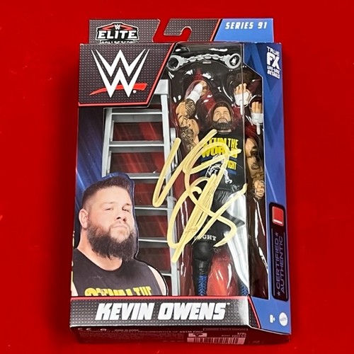 Kevin Owens SIGNED WWE Elite Series 91 Action Figure | WWE Auction