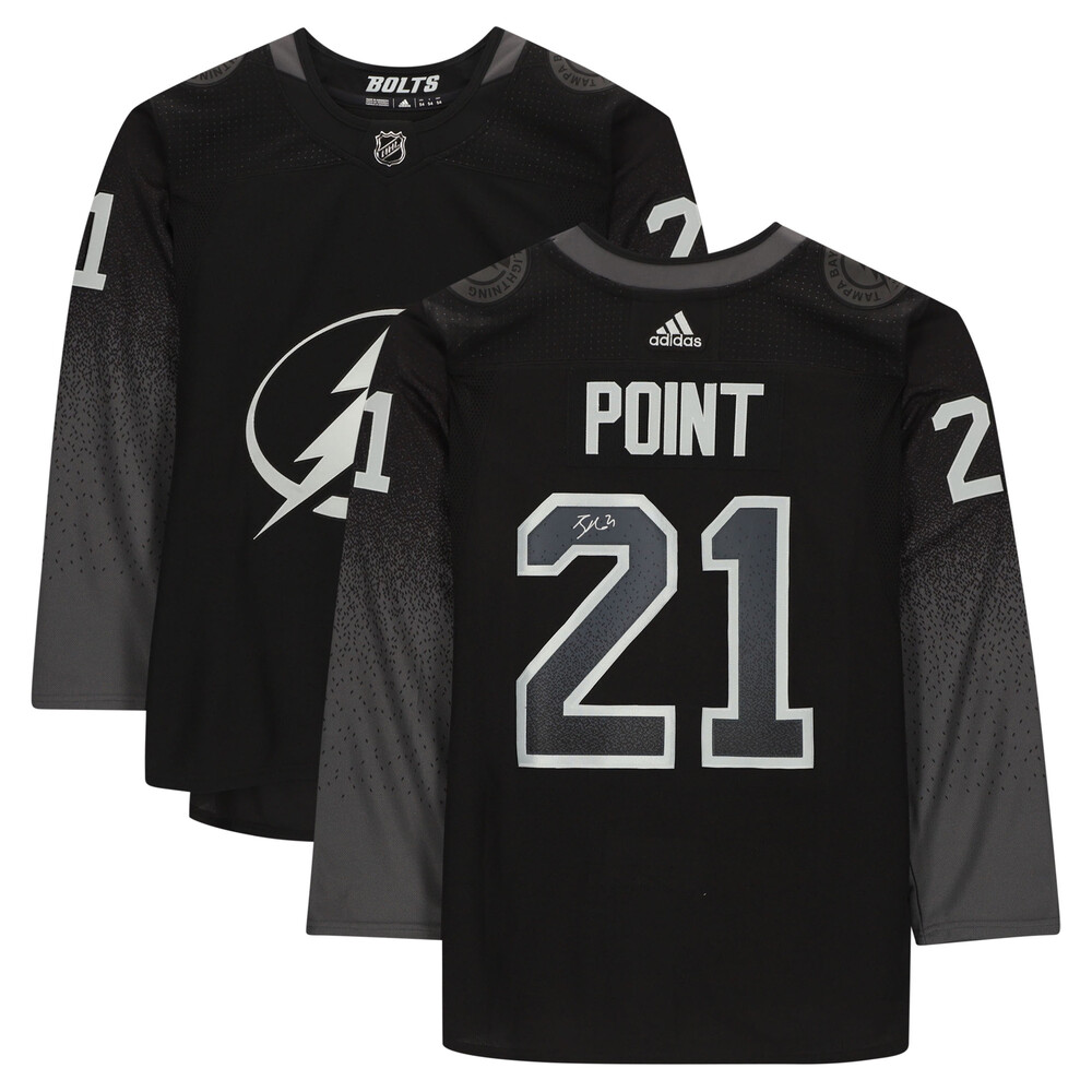 Brayden Point Tampa Bay Lightning Autographed Black Alternate Adidas ...