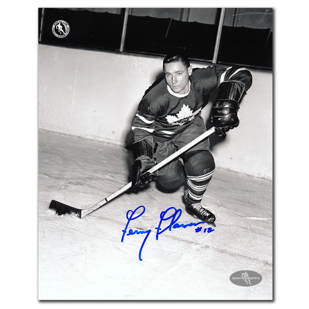 Fern Flaman Toronto Maple Leafs Autographed 8x10 Photo SLIGHT CREASE ...