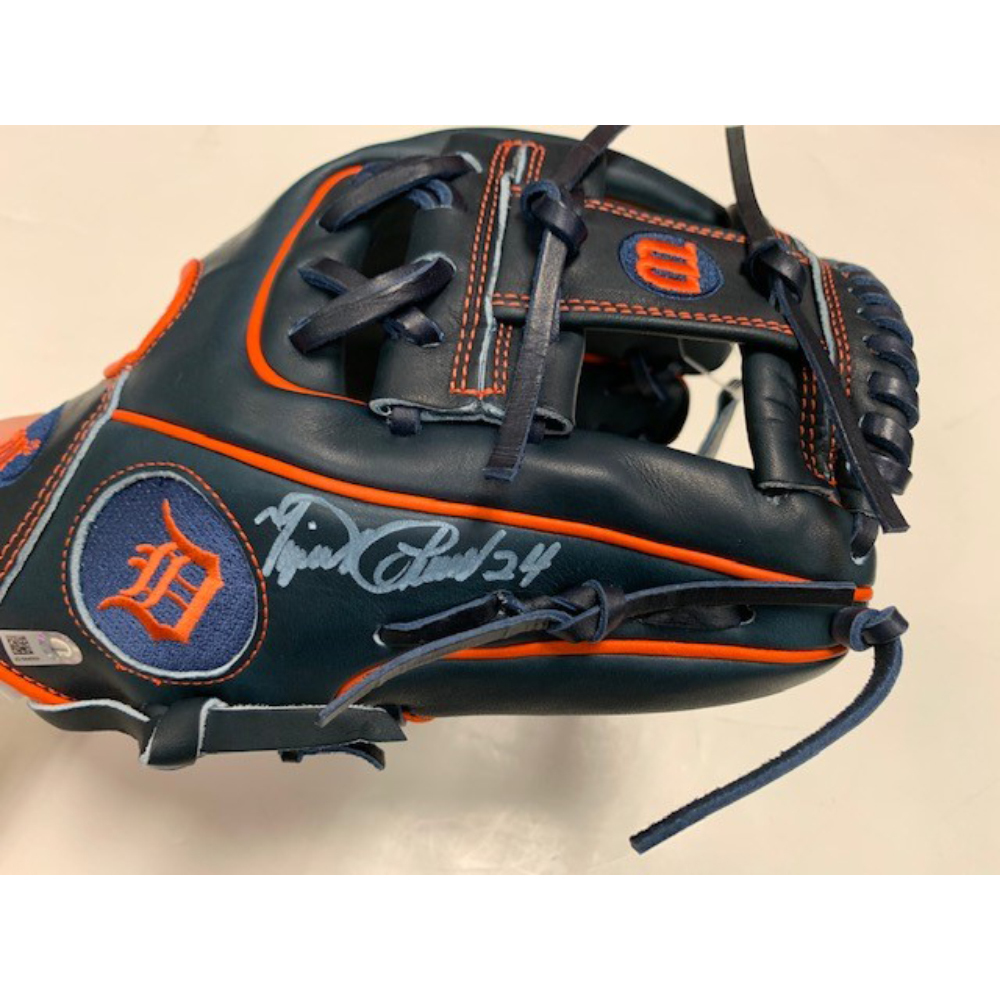 Autographed Miguel Cabrera Fielding Glove- Wilson 42000 Model | Detroit ...