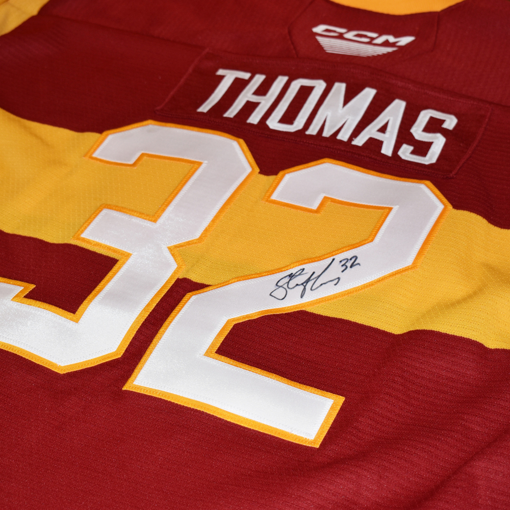 Steve Thomas GAME WORN AUTOGRAPHED 2023 Legends Classic Jersey ...