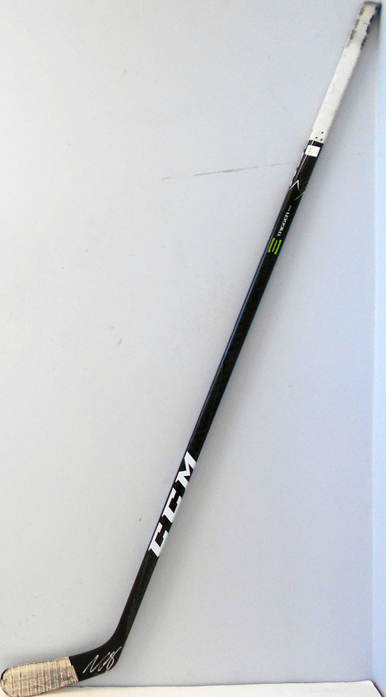 #8 Ty Rattie Game Used Stick - Autographed - Edmonton Oilers - NHL Auctions