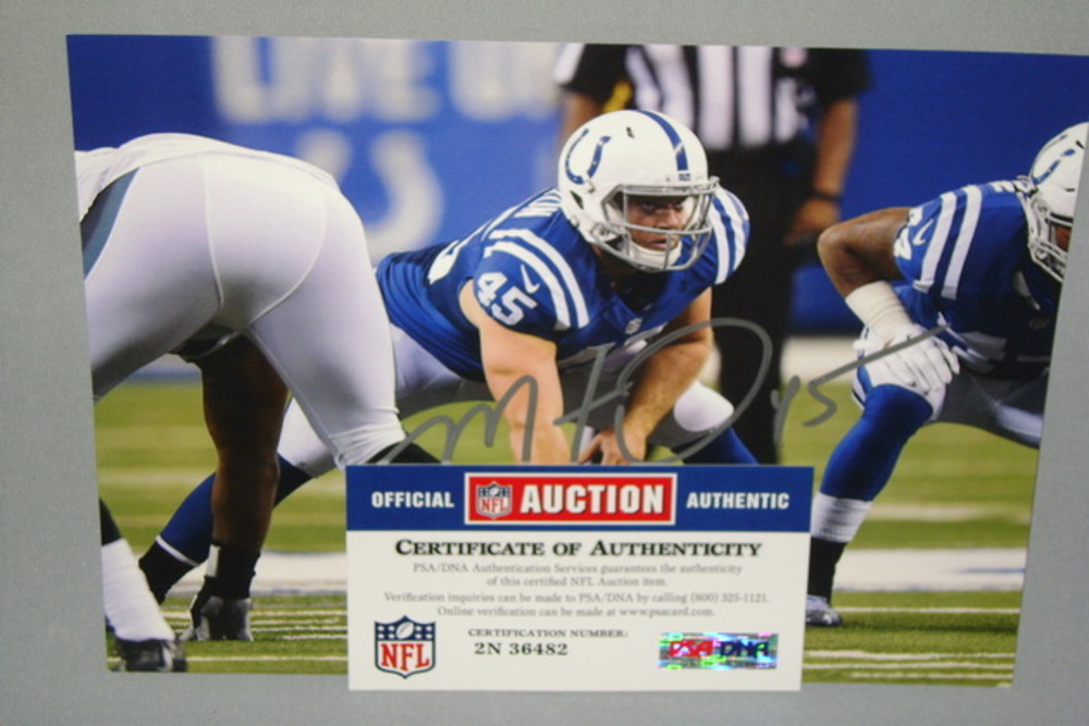 COLTS - MATT OVERTON SIGNED 8X10 PHOTO | The official auction site of ...