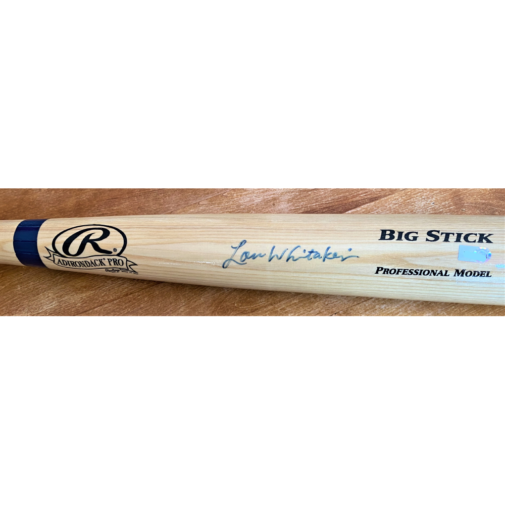 Lou Whitaker Autographed Detroit Tigers Baseball Bat (MLB AUTHENTICATED ...