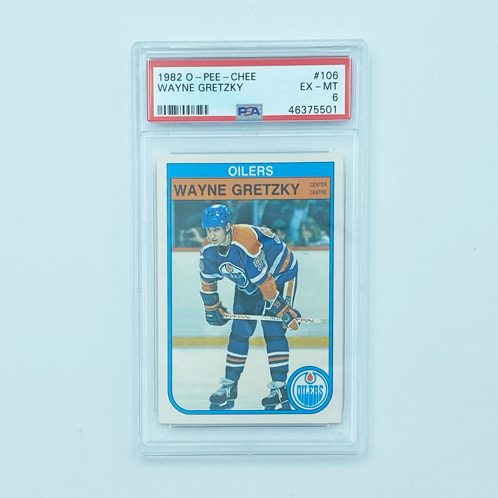 Wayne Gretzky 1982 O-Pee-Chee Edmonton Oilers - PSA Graded 6 - NHL Auctions