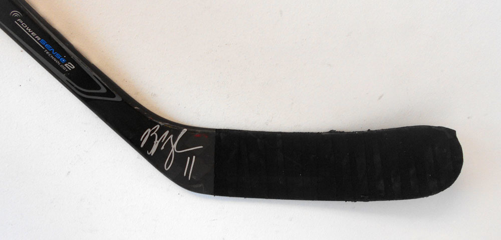 #11 Brian Boyle Game Used Stick - Autographed - New Jersey Devils - NHL ...