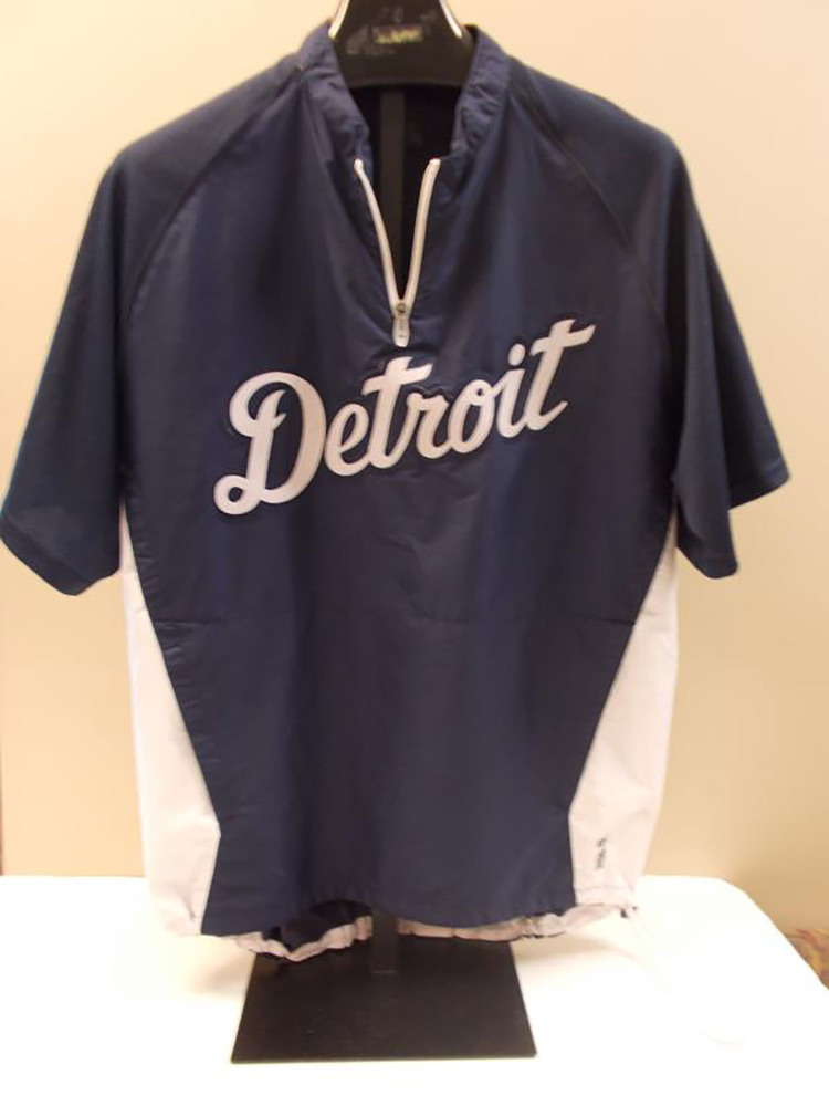 Tigers Authentics: Jhonny Peralta #27 Home Batting Practice Jacket w ...