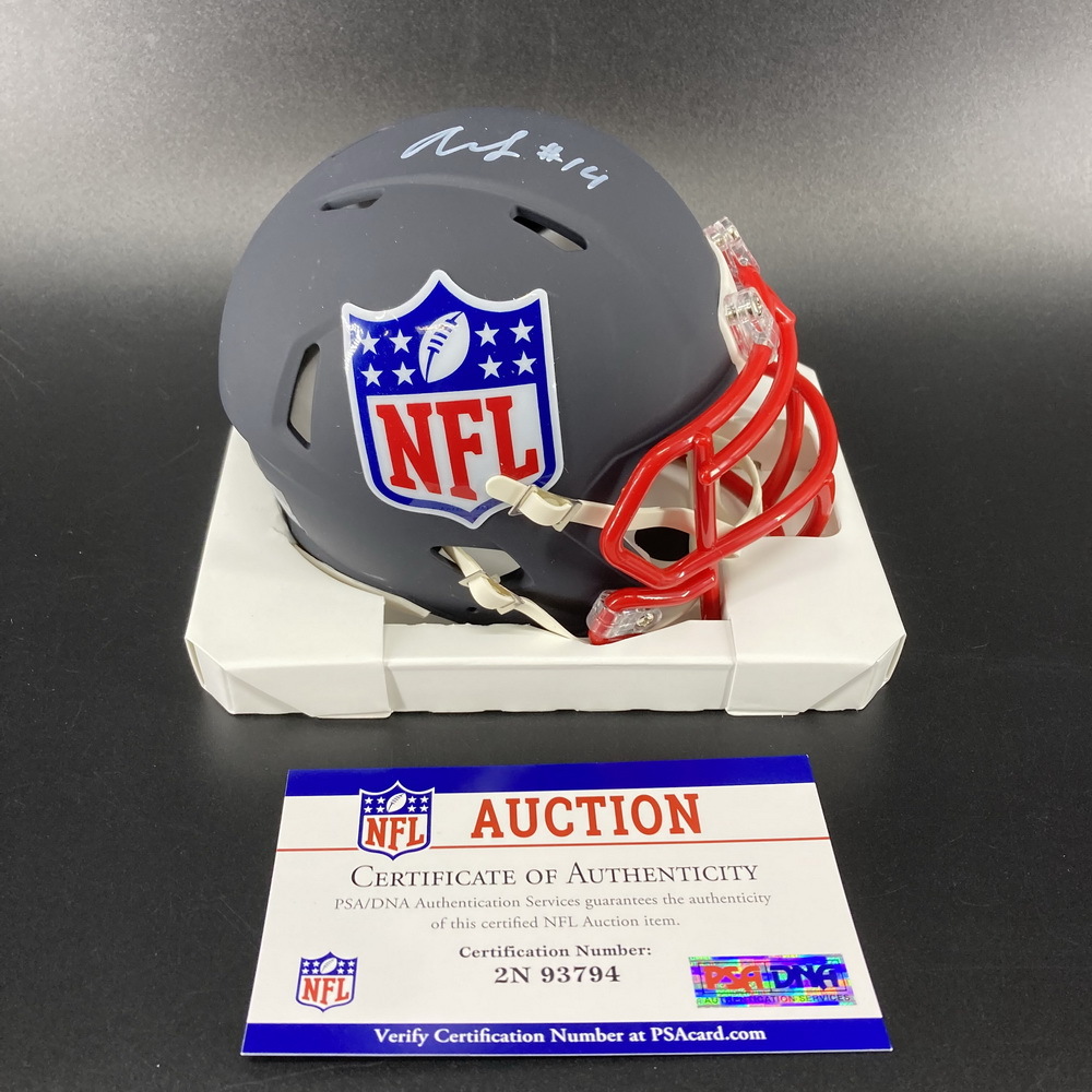 NFL - Lions Amon-Ra St. Brown Signed NFL Shield Mini Helmet | The ...