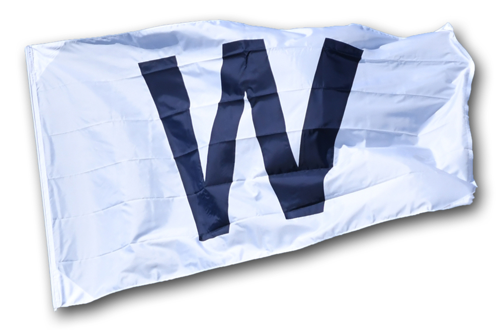 Game-Used 'W' Flag - 8/7/24 - Twins vs. Cubs - Busch 16th HR, Happ 18th ...