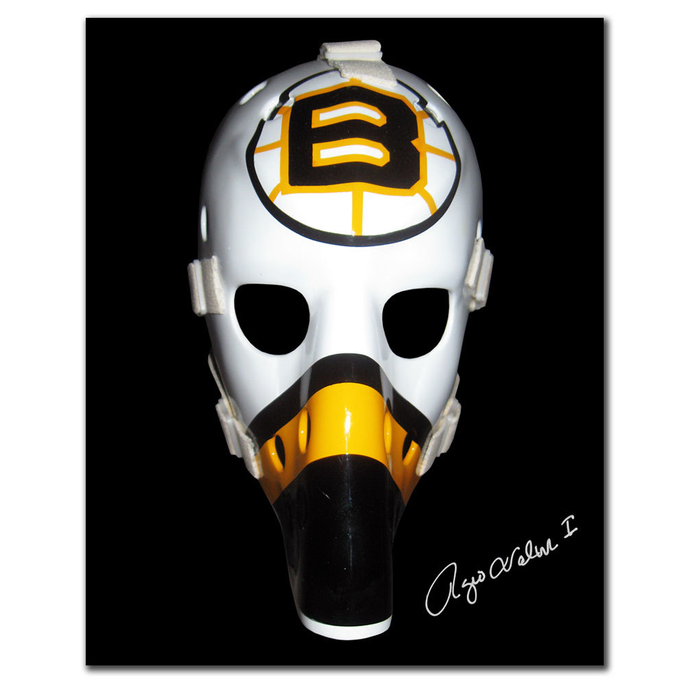 Rogie Vachon Boston Bruins MASK Autographed 8x10 - NHL Auctions