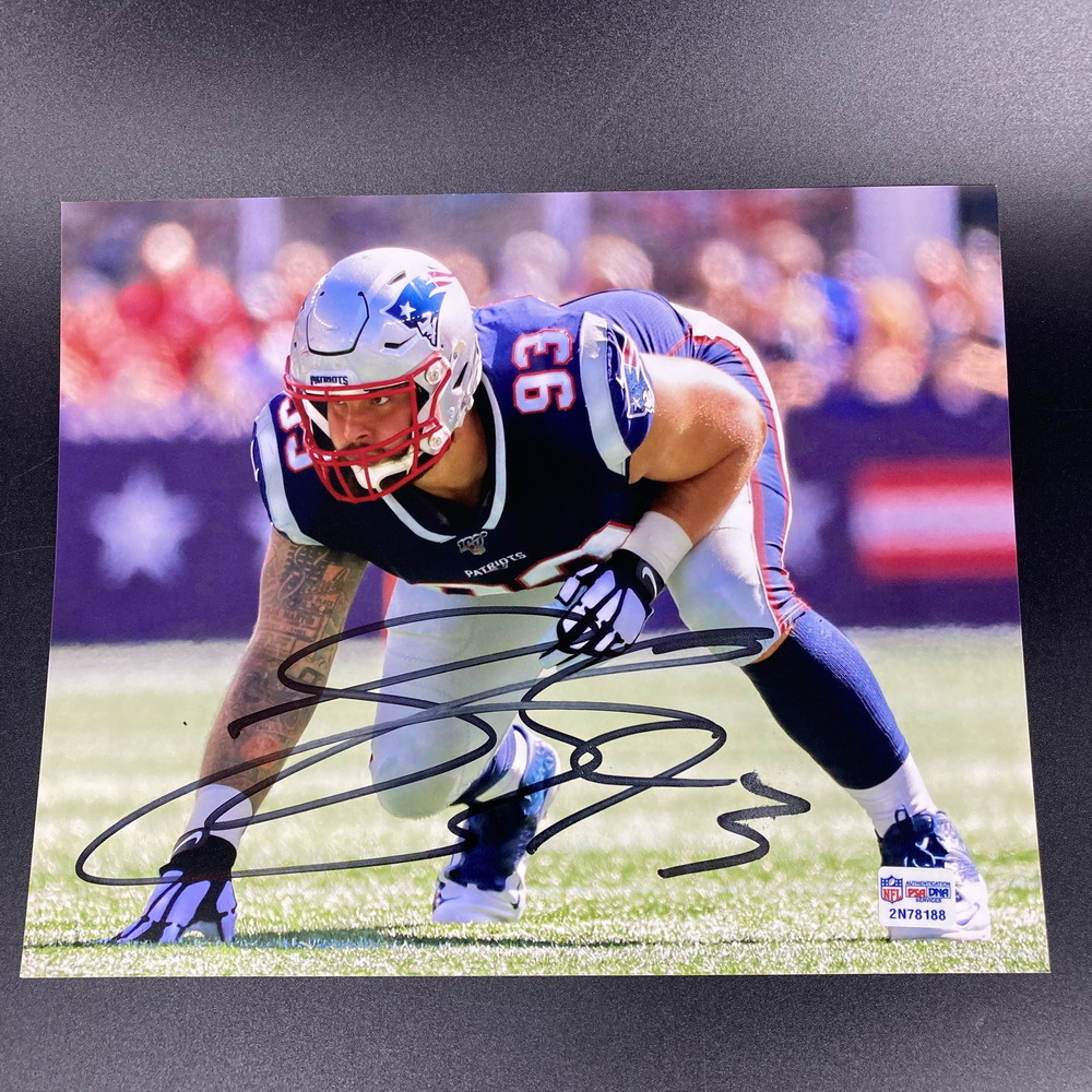 Patriots - Lawrence Guy Signed 8x10 Photo | The official auction site ...