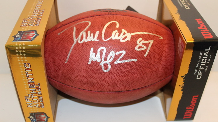 DAVE CASPER SIGNED AUTHENTIC FOOTBALL | The official auction site of ...