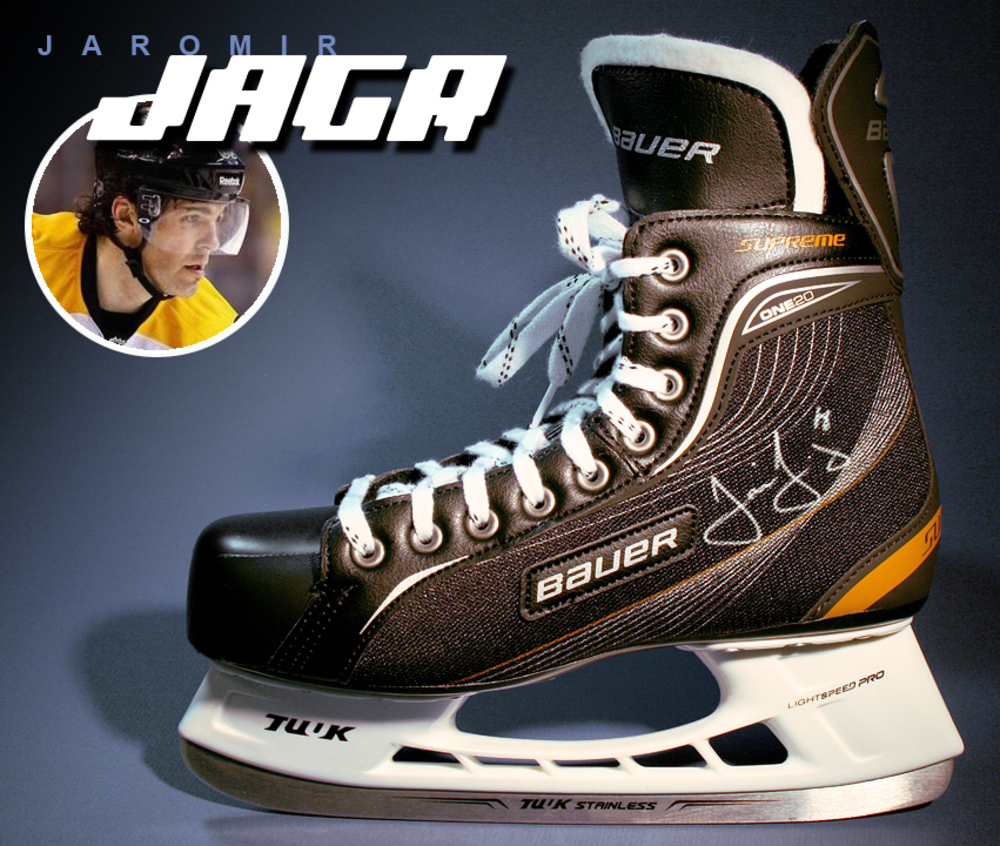 JAROMIR JAGR Signed Bauer Skate - New Jersey Devils - NHL Auctions