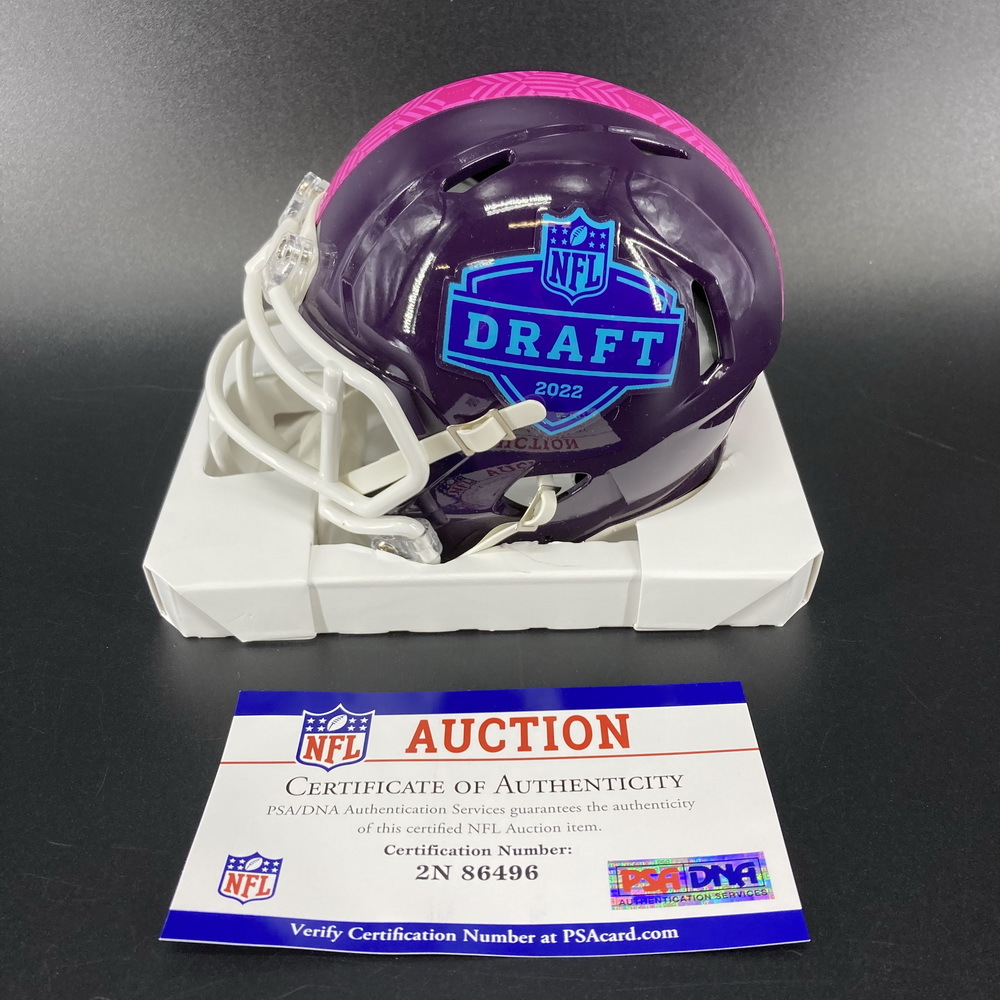 NFL - Ravens Kyle Hamilton signed NFL Draft 2022 mini helmet | The ...