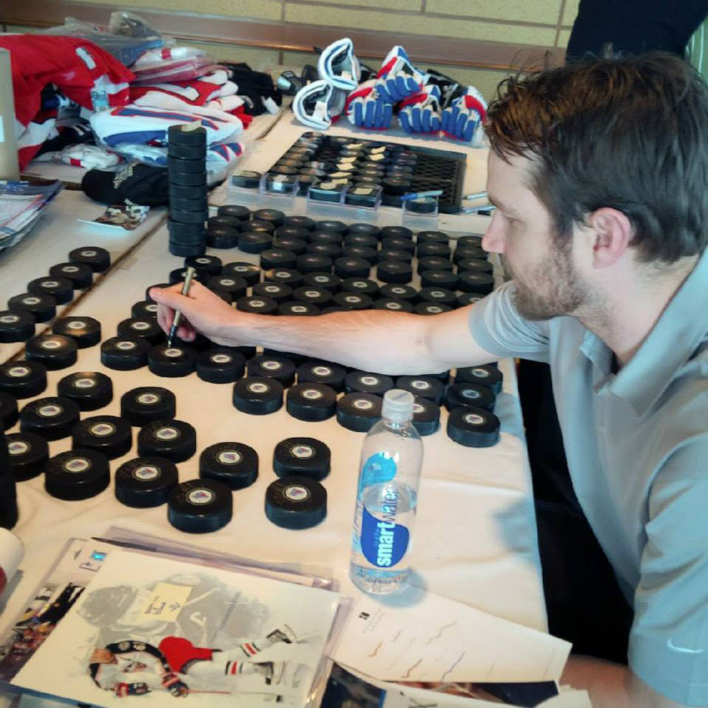 Rick Nash Autographed Columbus Blue Jackets 2002 NHL Entry Draft 8X10 ...