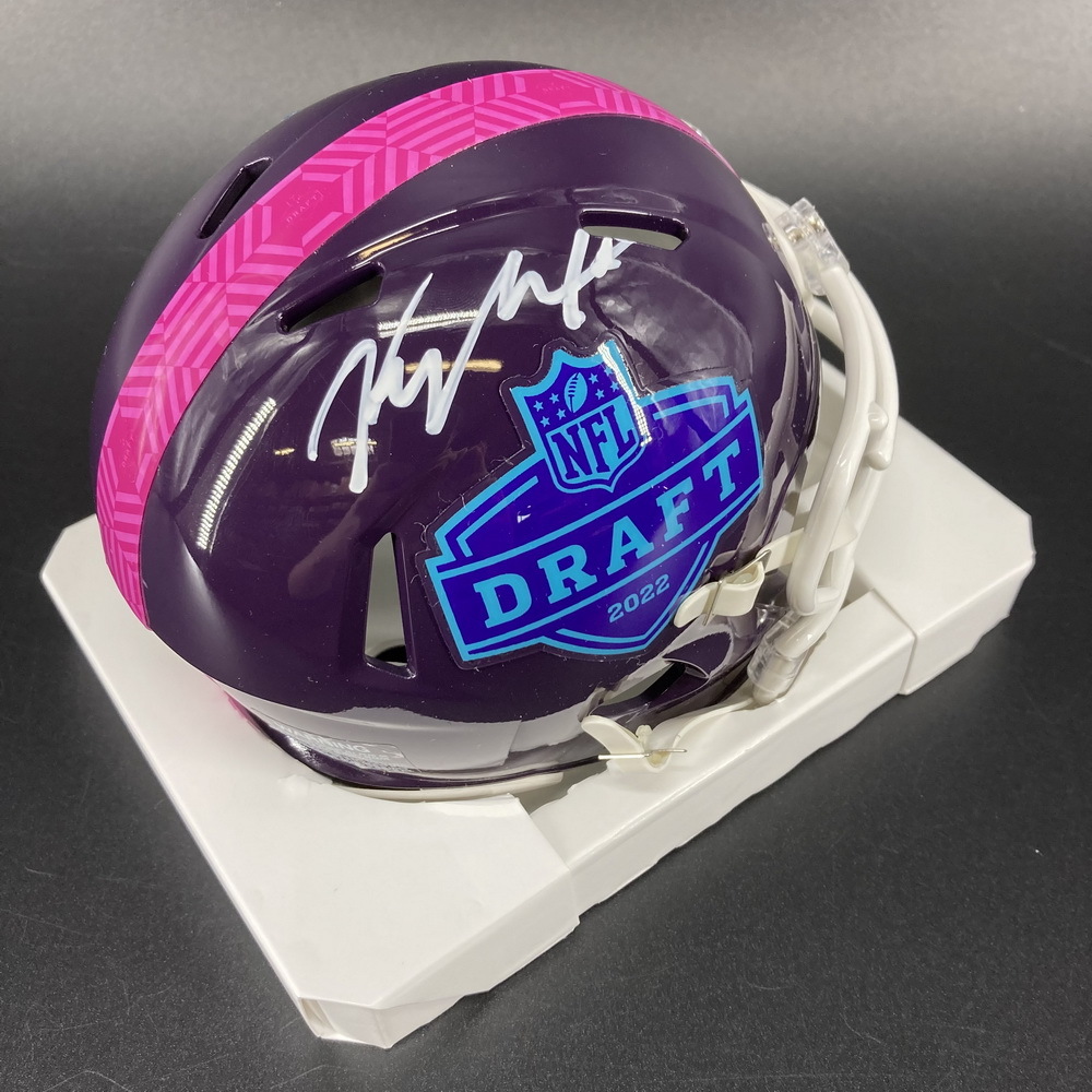NFL - Ravens Kyle Hamilton signed NFL Draft 2022 mini helmet | The ...