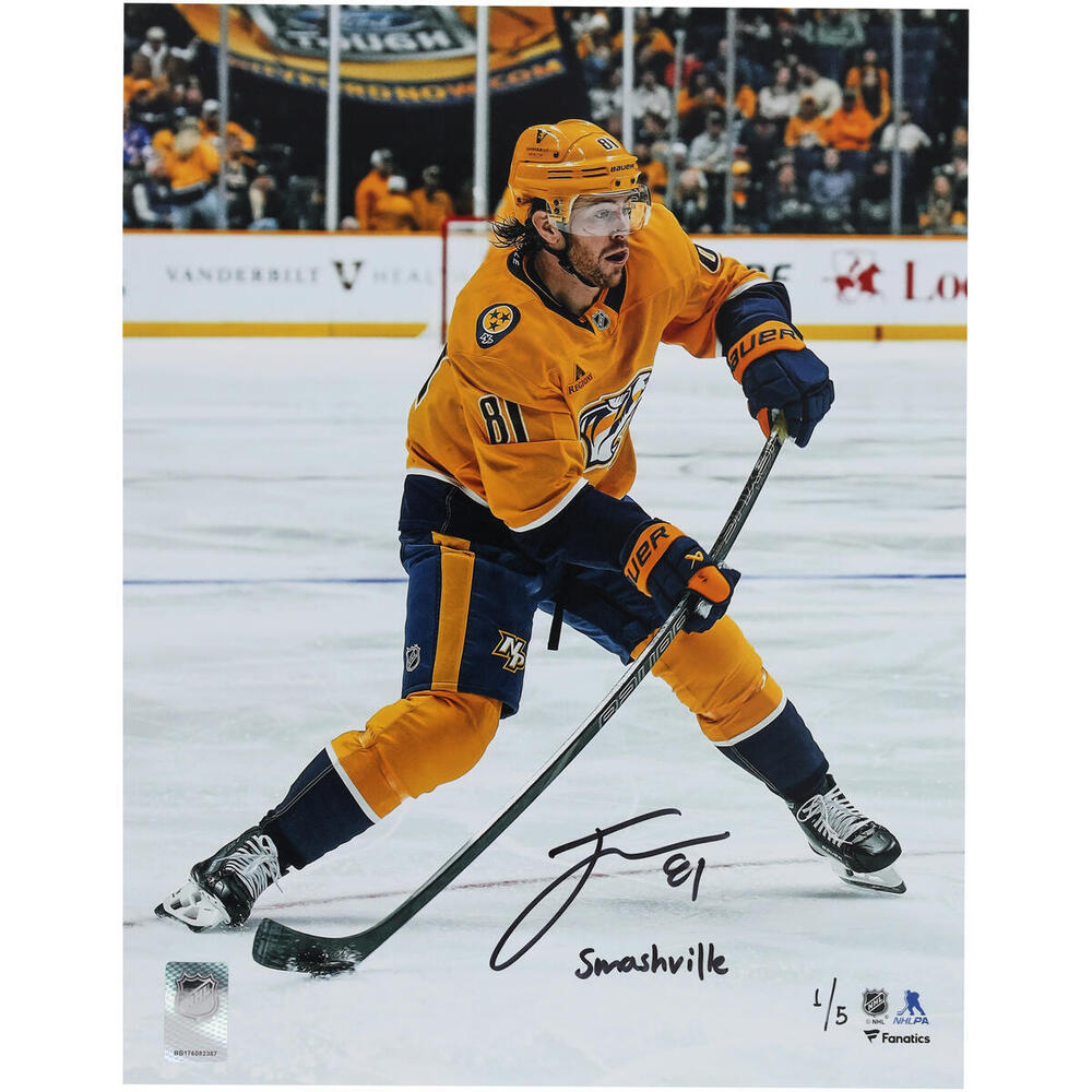 Jonathan Marchessault Nashville Predators Autographed 11" x 14" Gold ...