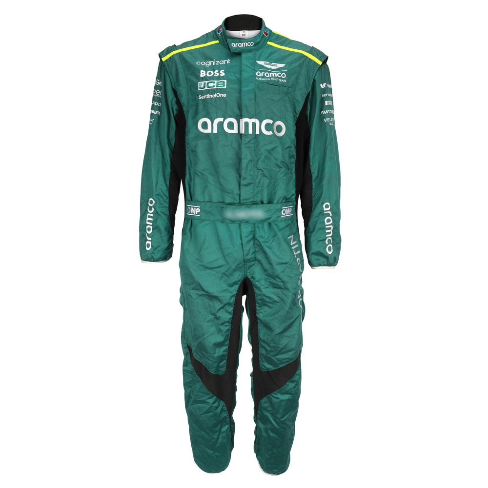 Aston Martin 2024 Pit Crew Suit - Official Team Race-Worn | F1 Authentics