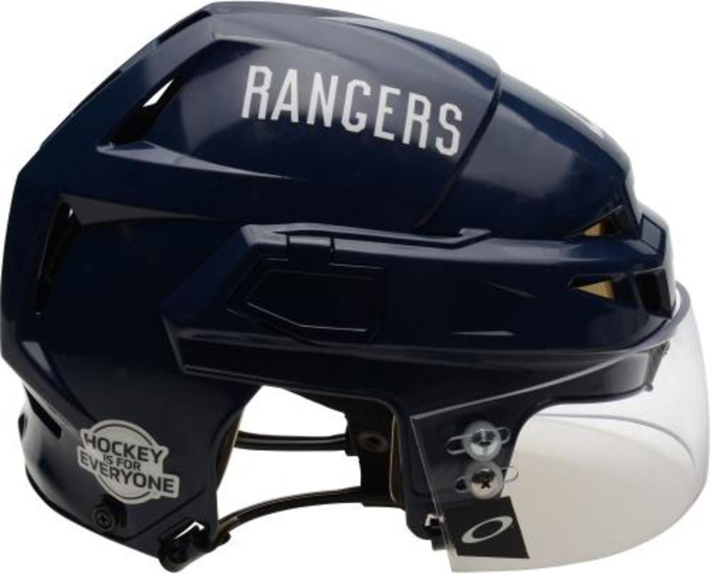 Neal Pionk New York Rangers Practice-Used #44 Blue Helmet from Practice ...