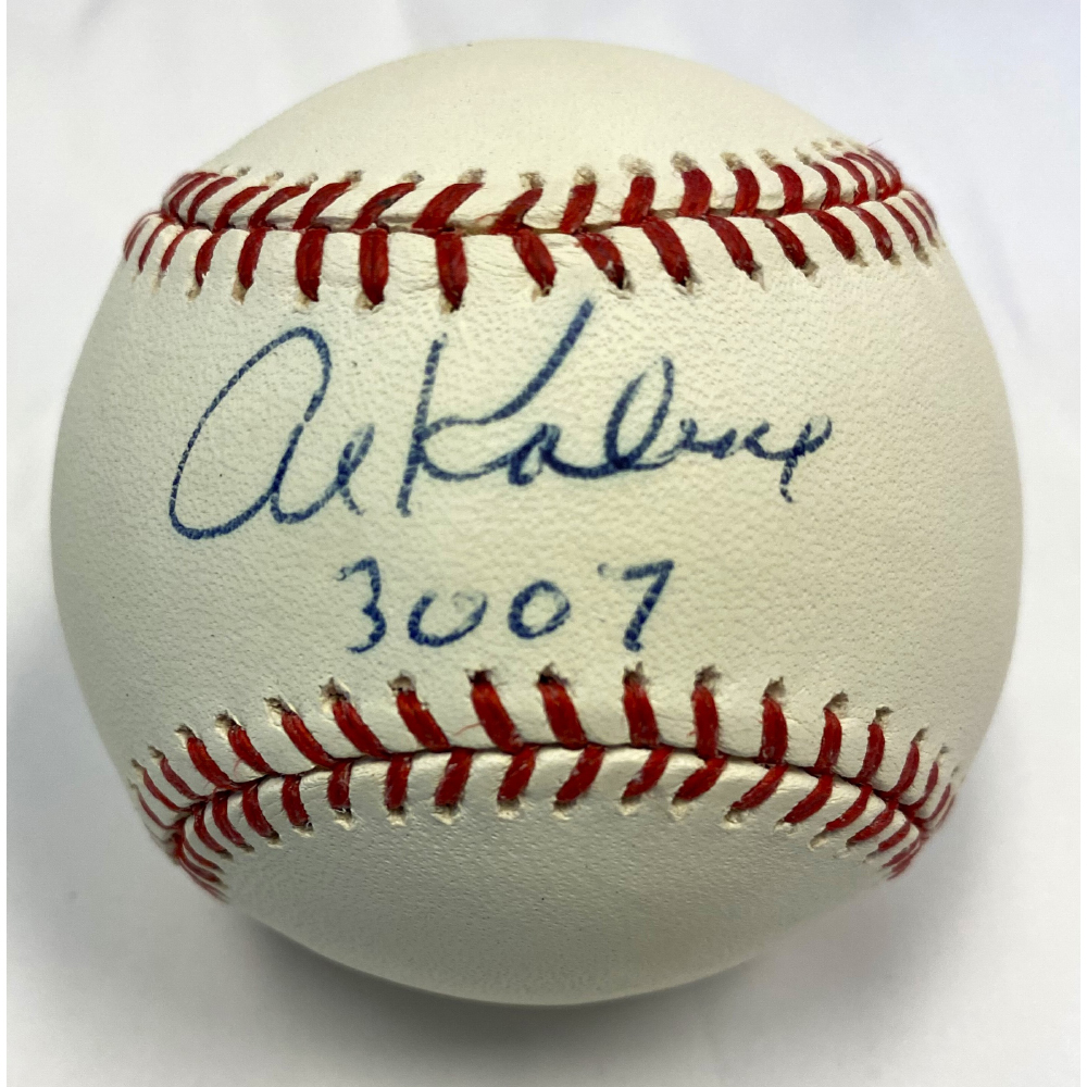 Al Kaline Detroit Tigers Autographed Baseball with "3007" Inscription ...
